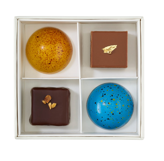Signature 4 Piece Party Favor, Chocolate Box – andSons Chocolates